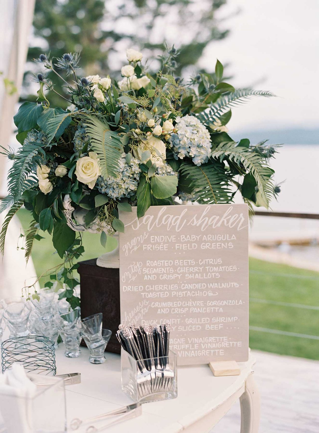 "Salad Shaker" Wedding Sign