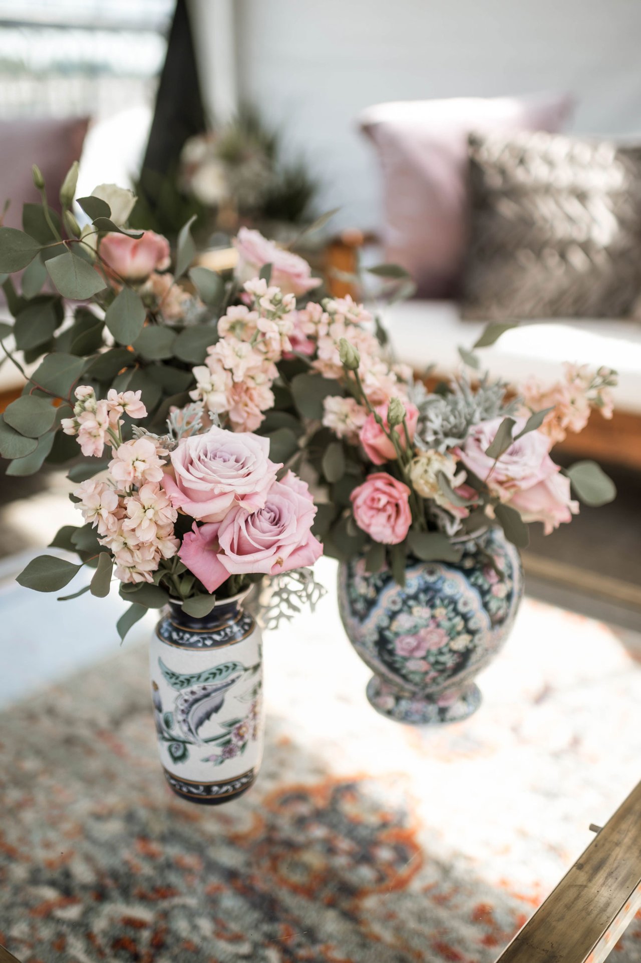 Painted Vintage-Inspired Vases