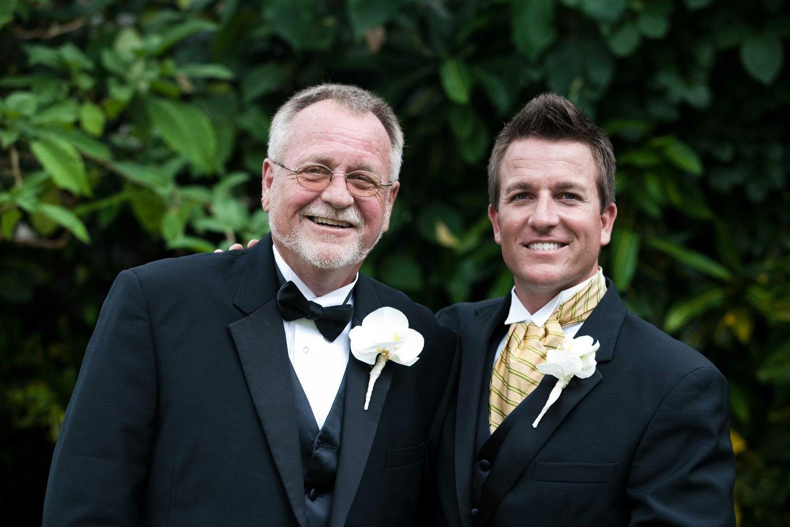 Guests + Family Photos - Father of the Groom + Yellow Ascot - Inside ...