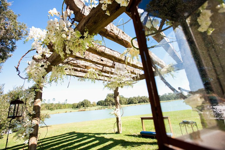 Rustic Wedding Pergola