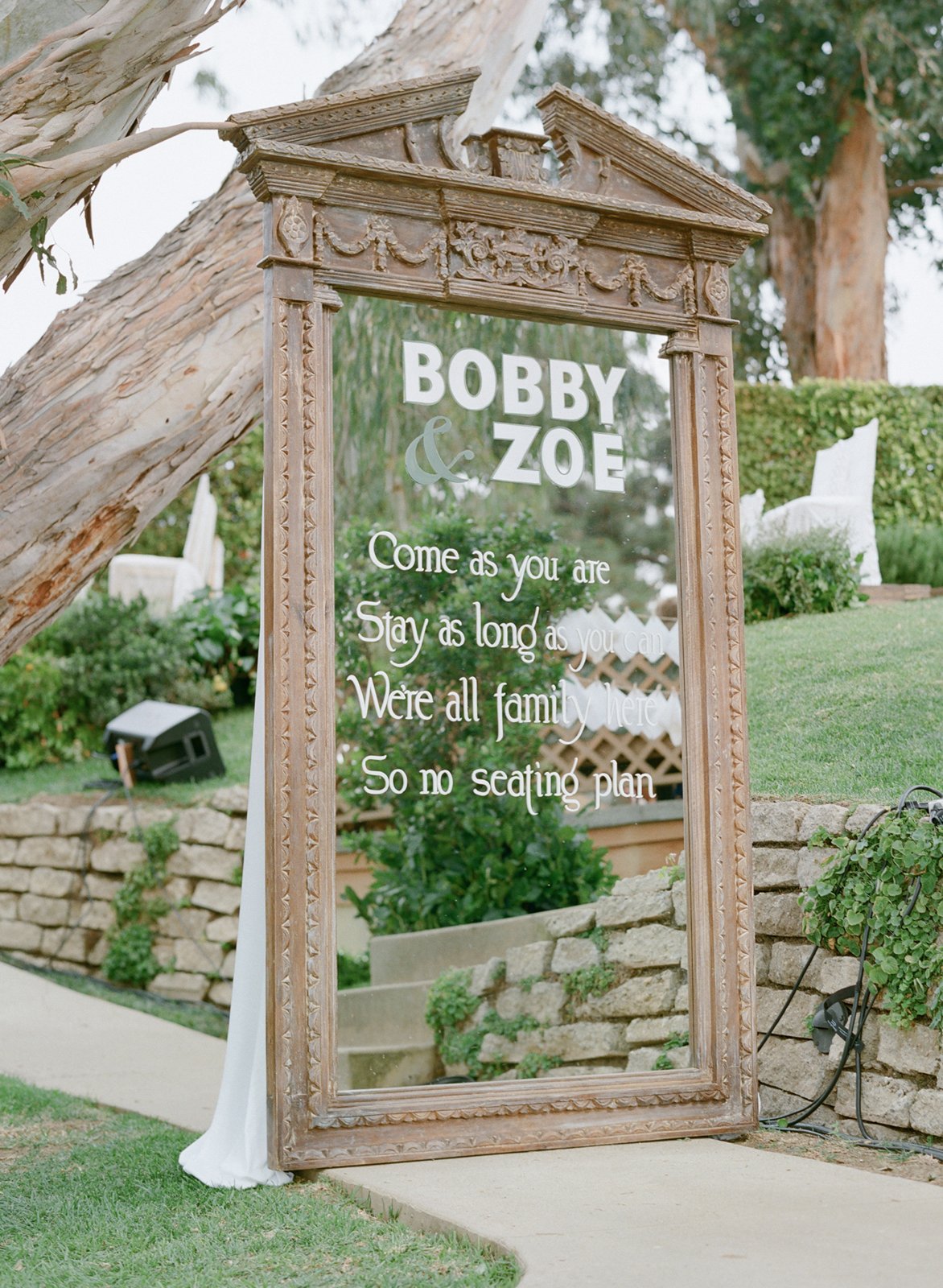 Mirror Ceremony Sign