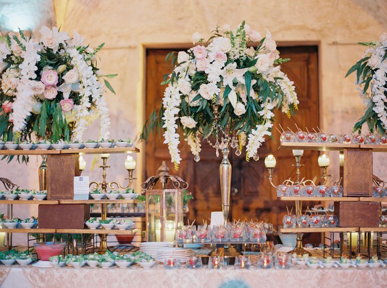 Food & Treat Display with Florals