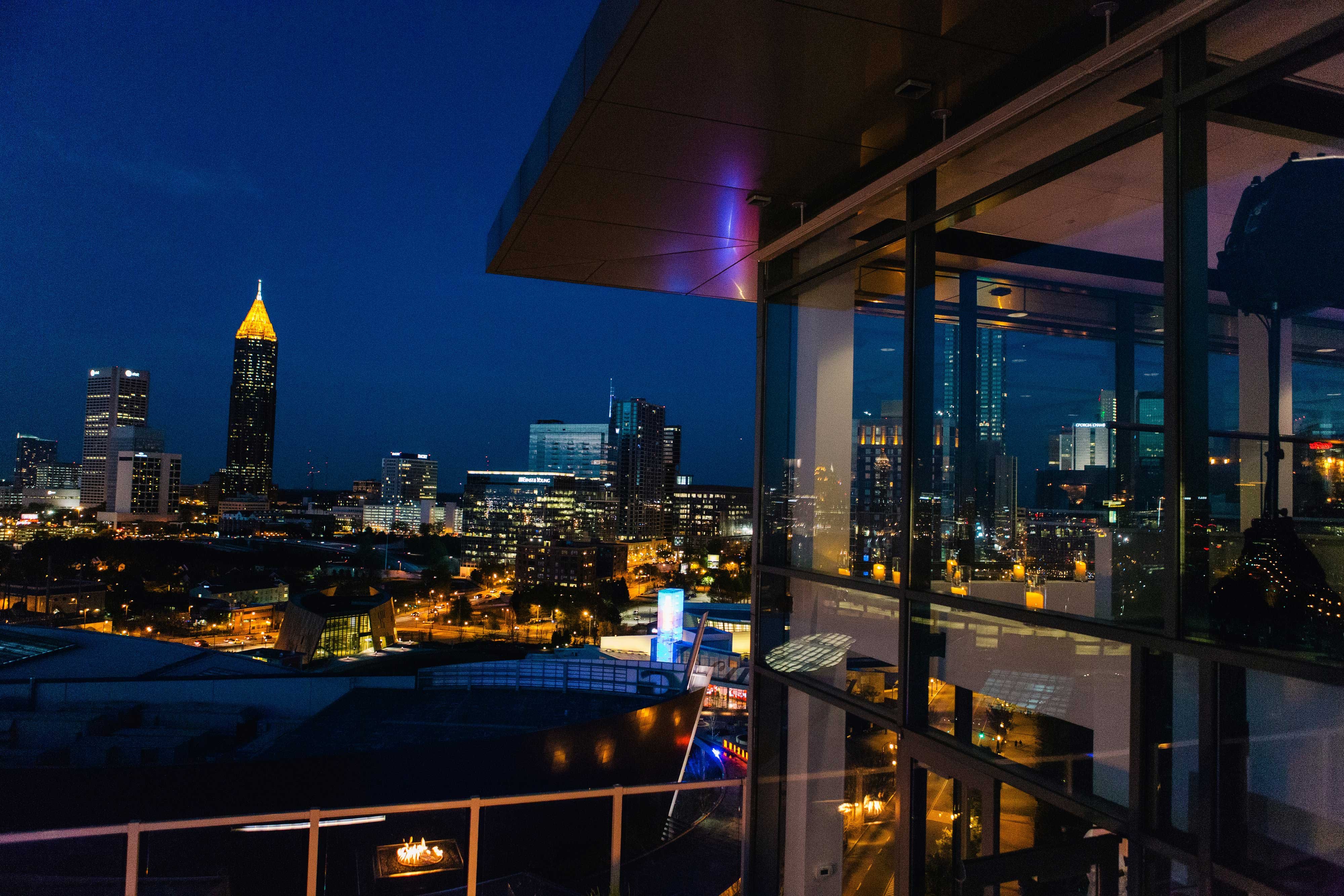 Night Sky Over Atlanta, Georgia