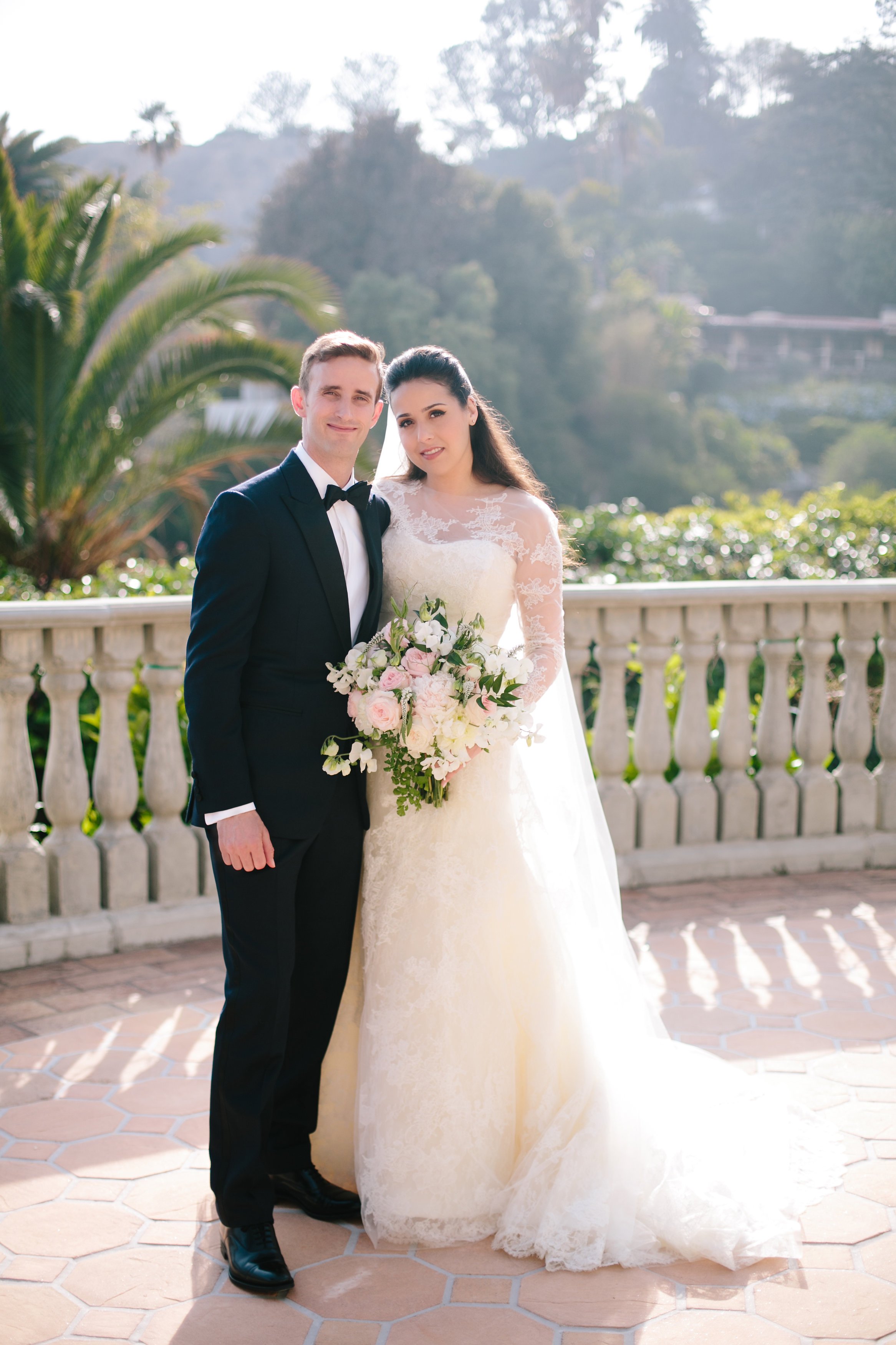 International Couple Weds in Floral Ceremony with Ocean Views - Inside ...