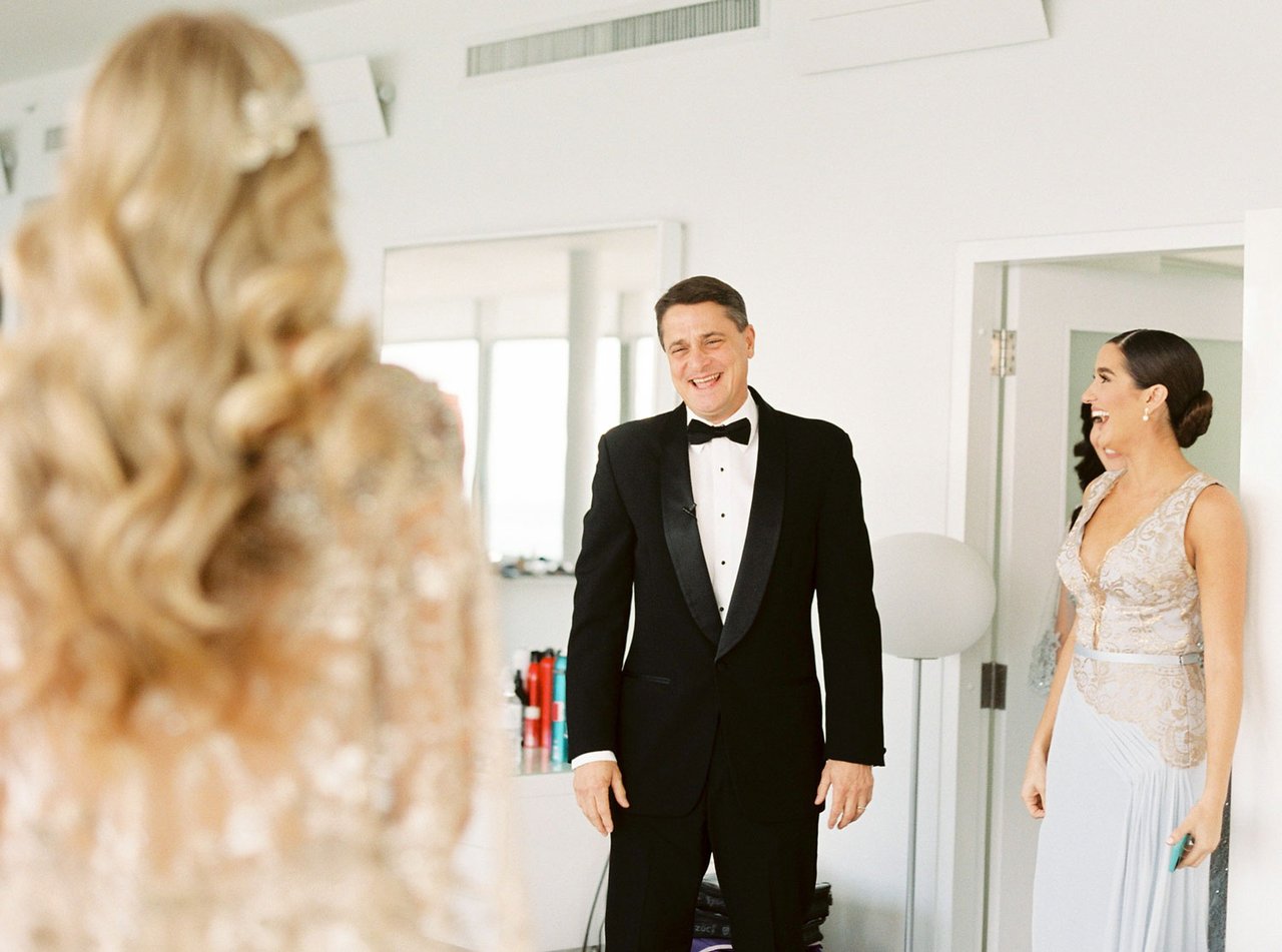 Father & Sister of Bride's Reaction