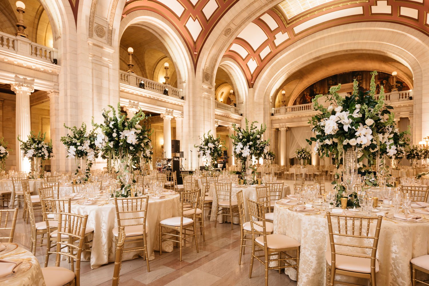 Elegant Reception Marble Hall
