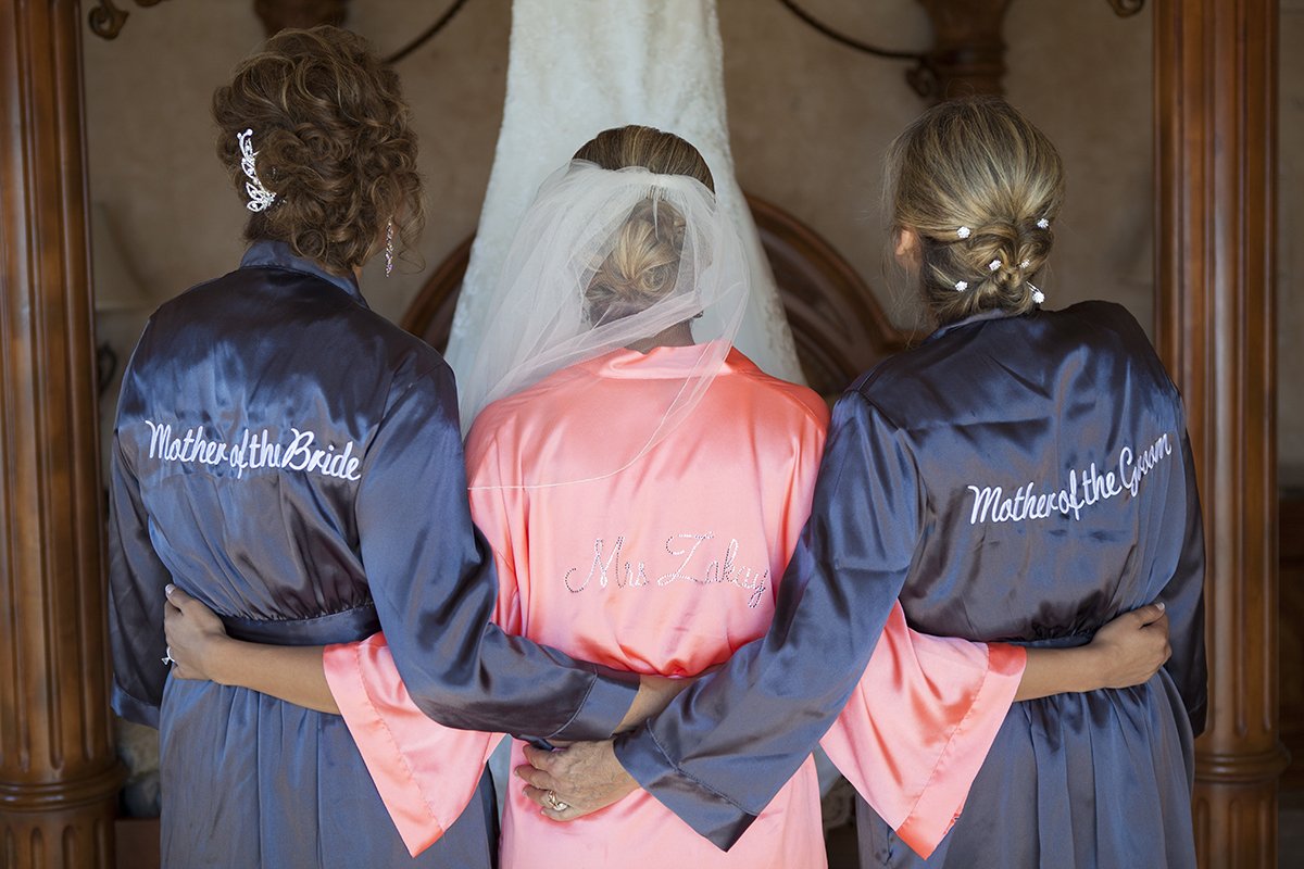 Bride, MOB, and MOG Robes