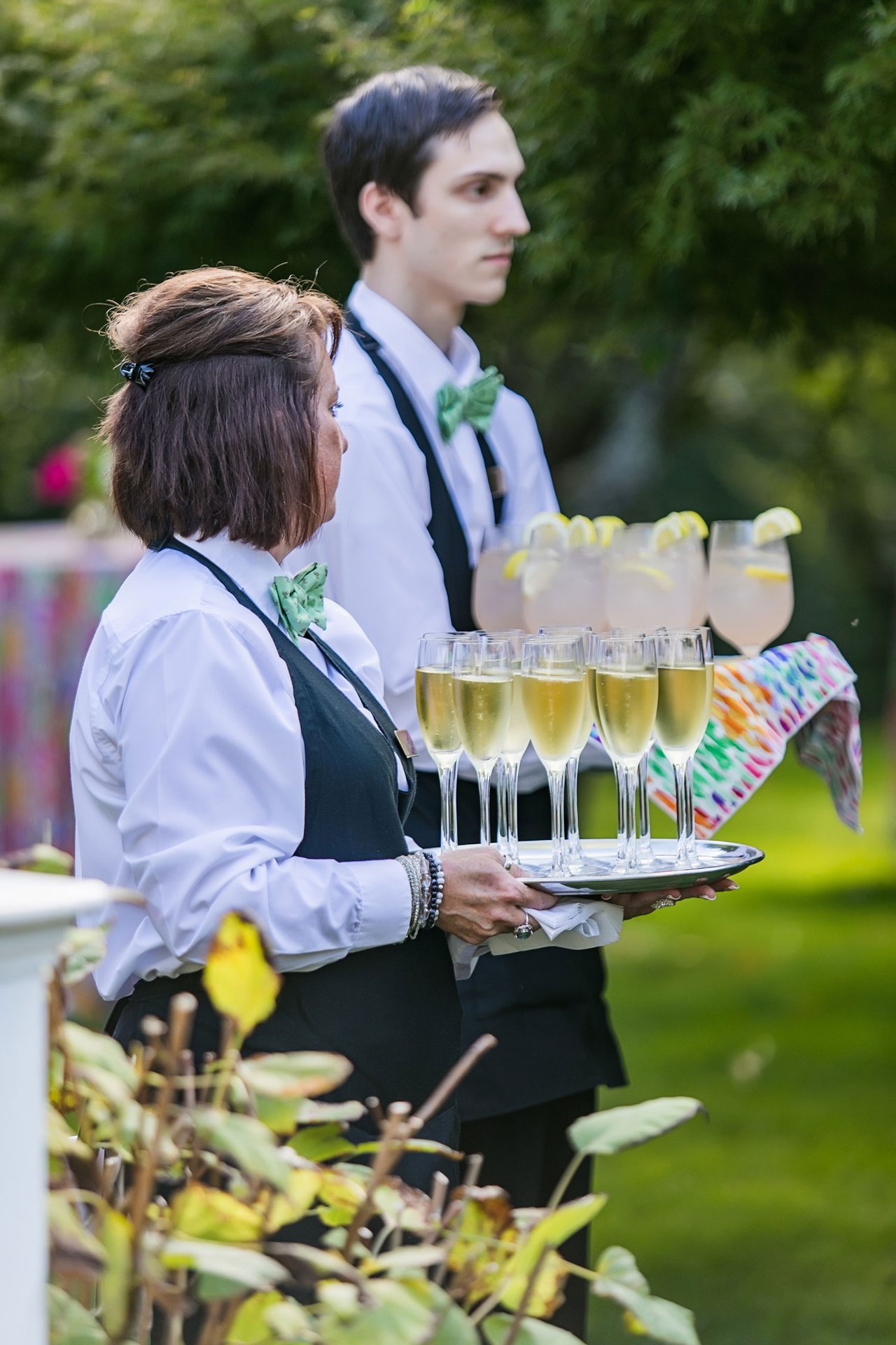 Tray-Passed Champagne at Cocktail Hour