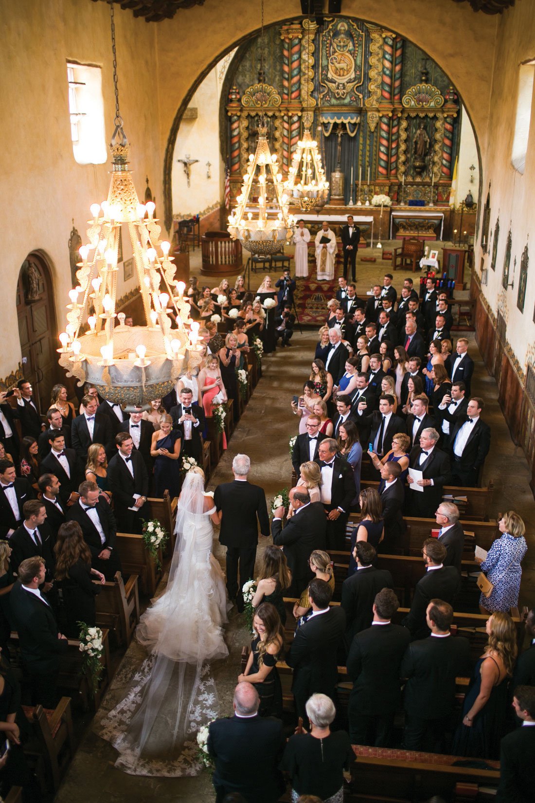 Classic Catholic Ceremony + Elegant Reception in Santa Barbara - Inside ...