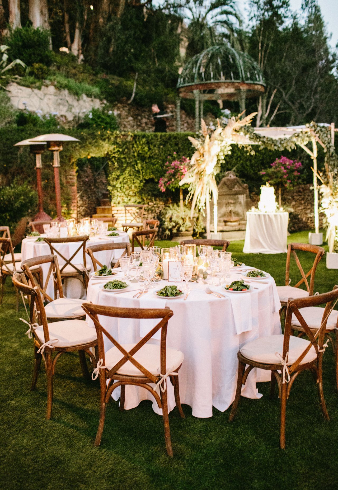 Outdoor Reception in Ceremony Space