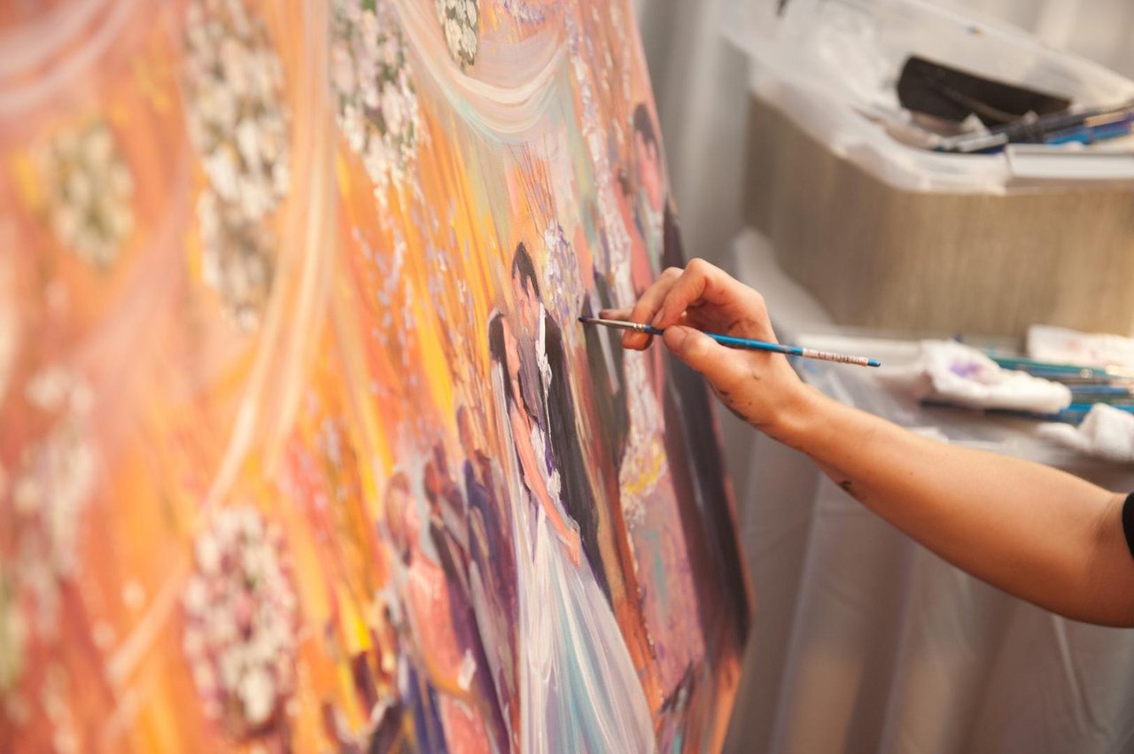 Live Artist Painting