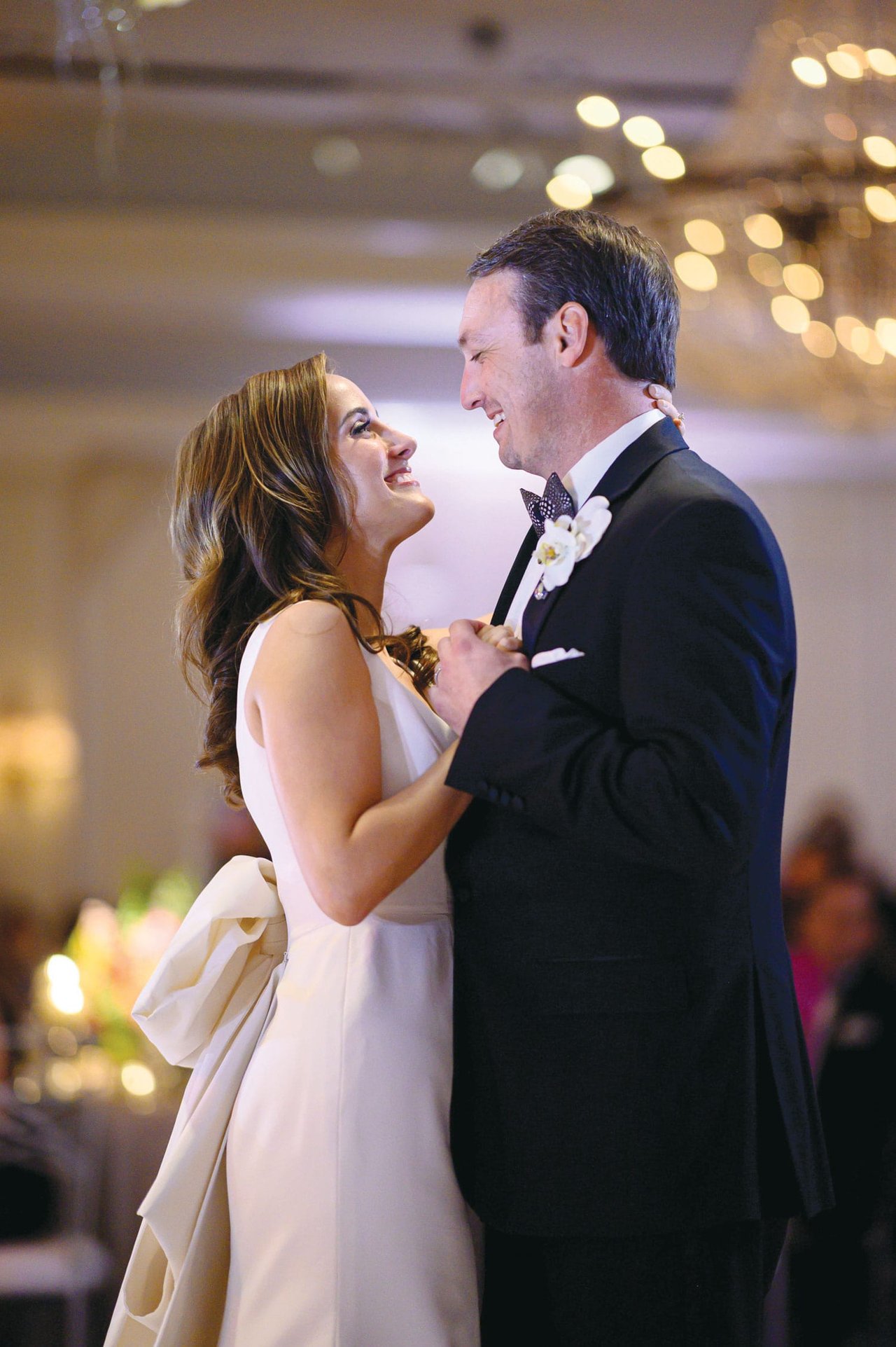Classic Couple's First Dance in Ballroom