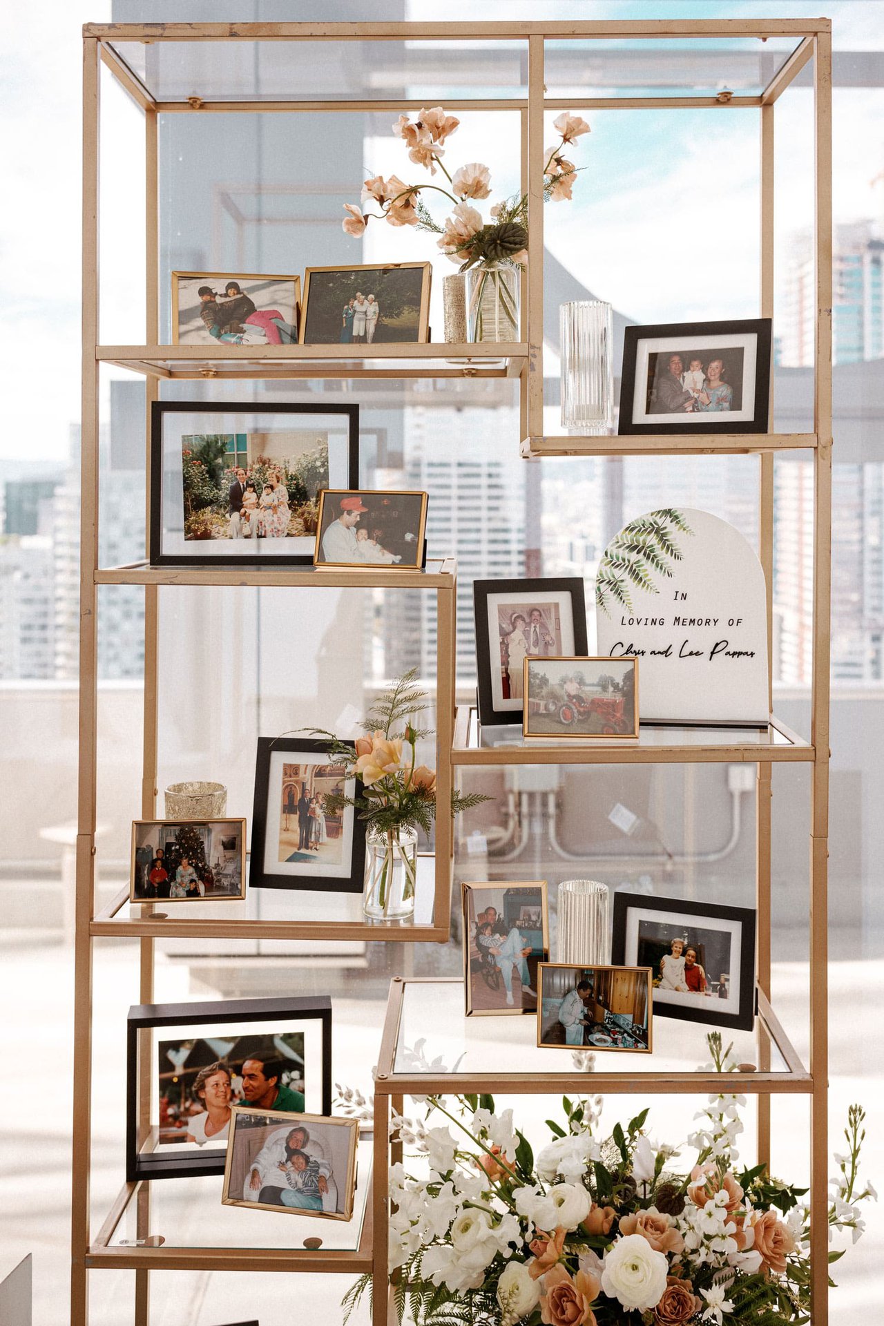 In Loving Memory Family Photo Display