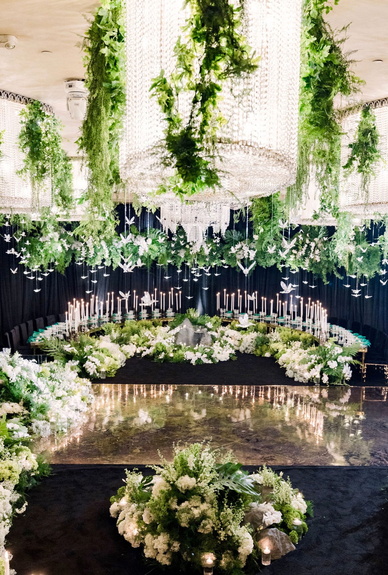 Semi-Circle Seating at Edgar Hay Events Wedding