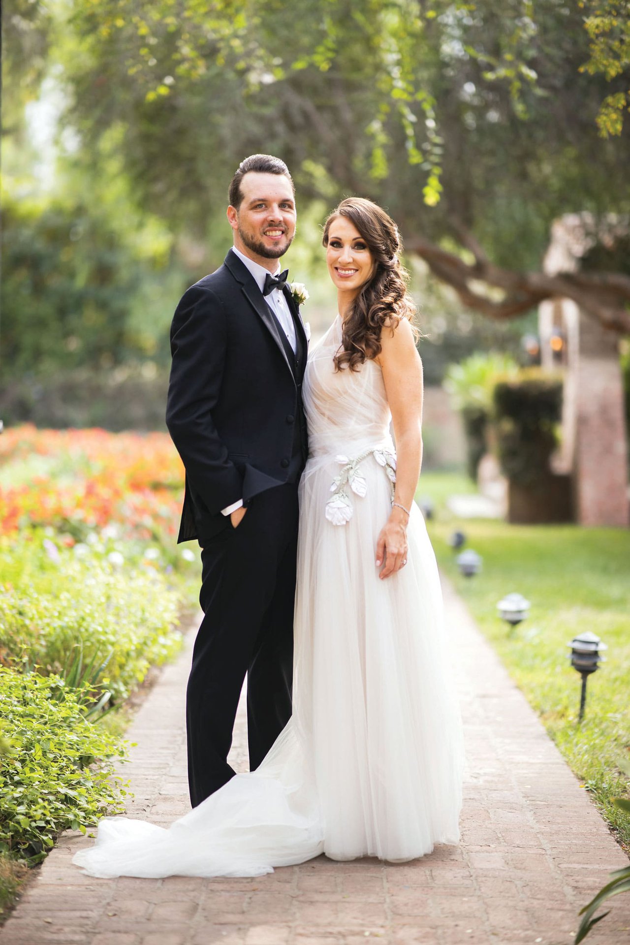 Bride & Groom at LA Ranch Wedding