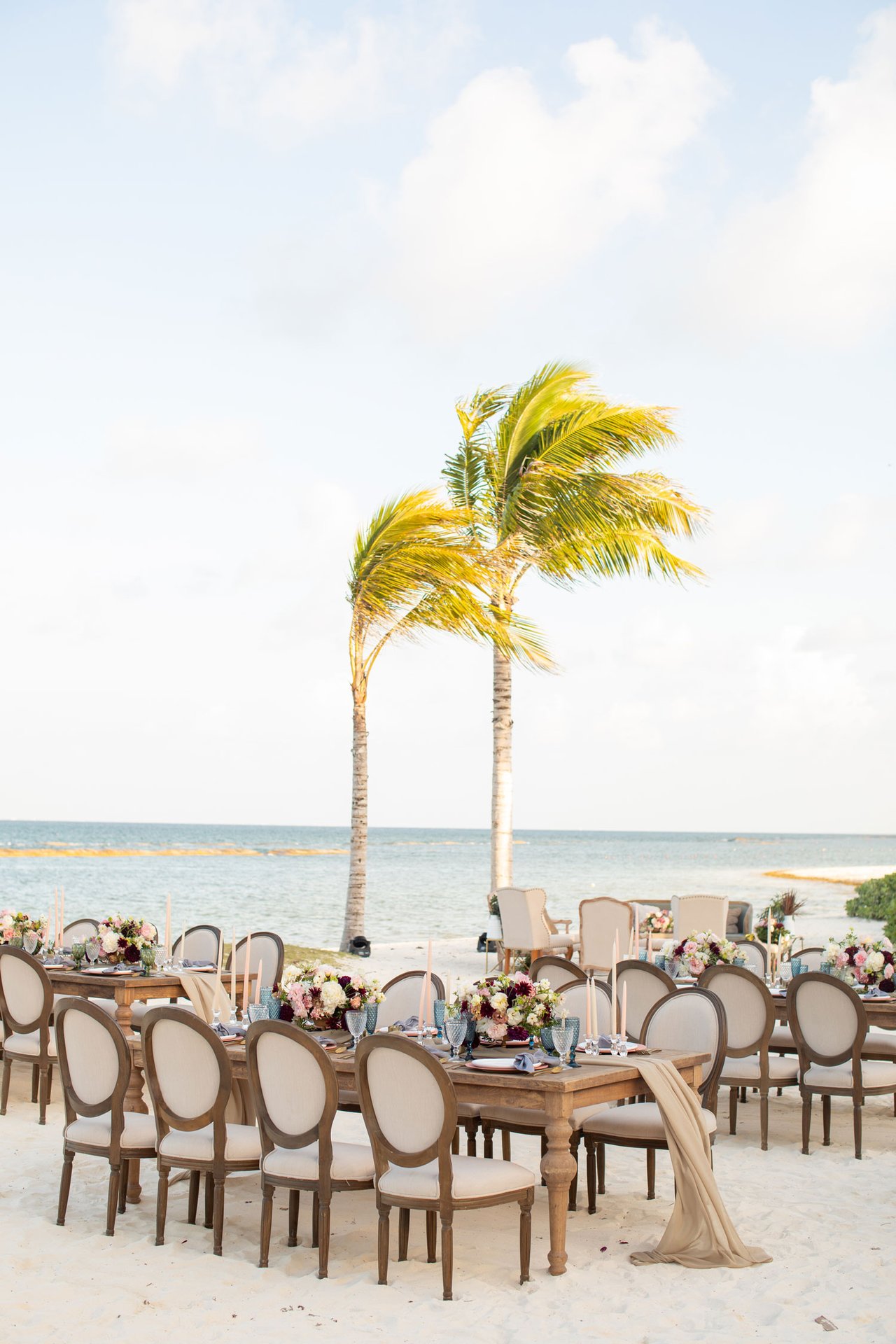 Destination Wedding Reception on Beach