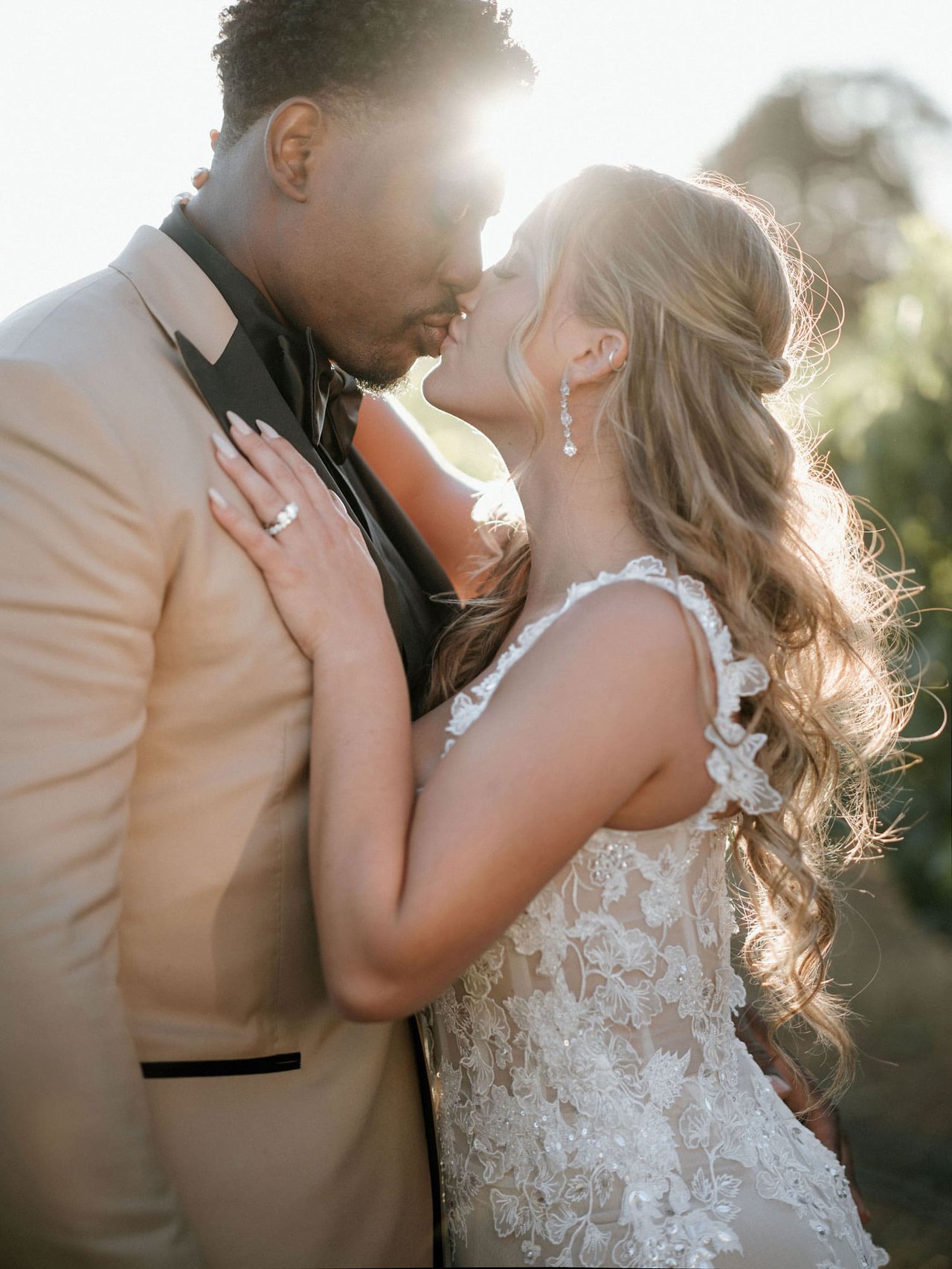 Rachel & Sebastian Joseph-Day's Just Married Kiss