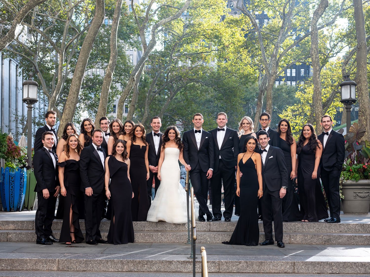 Formal New York City Wedding Party