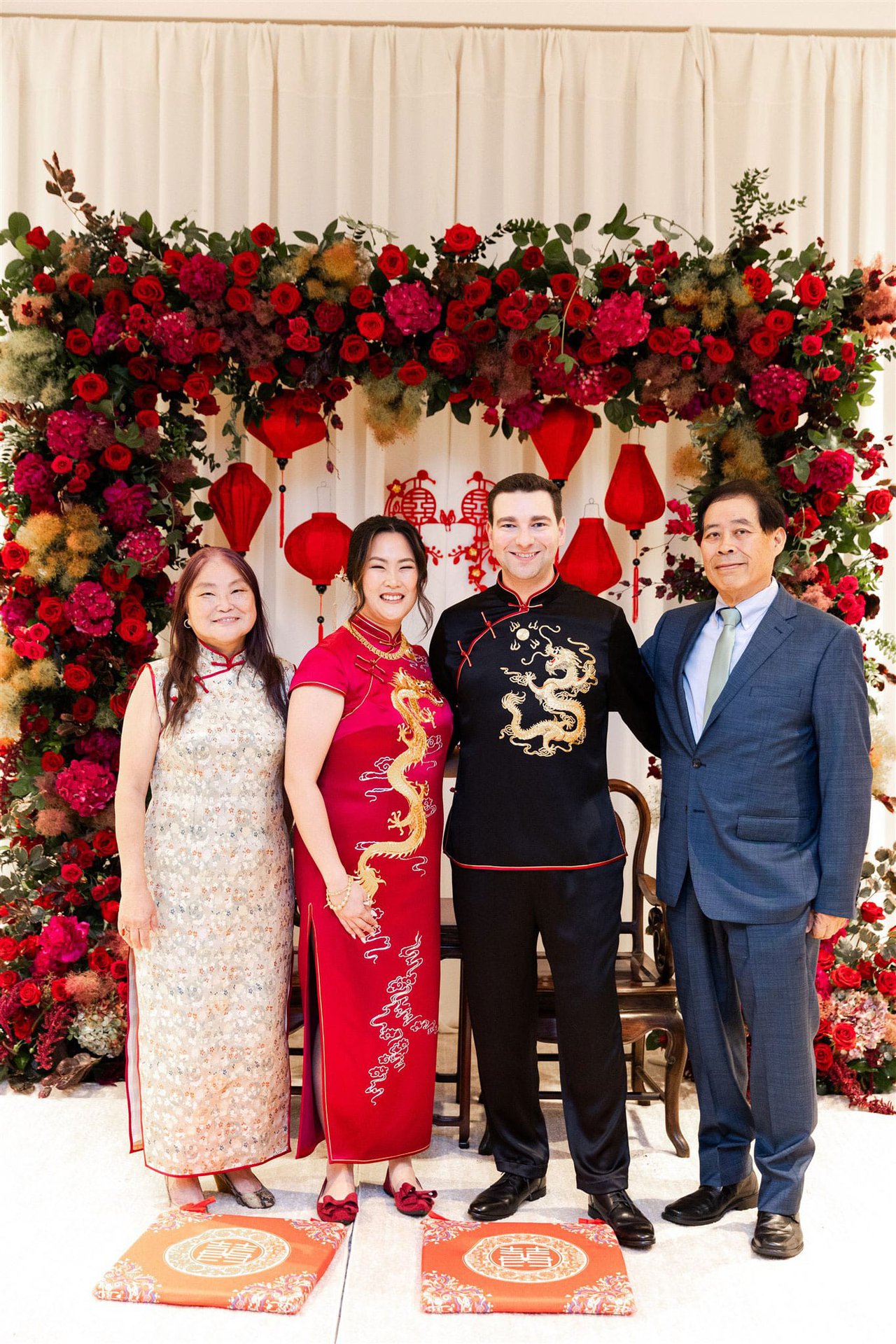 Chinese Qipao Wedding Dress Matching Tang Suit