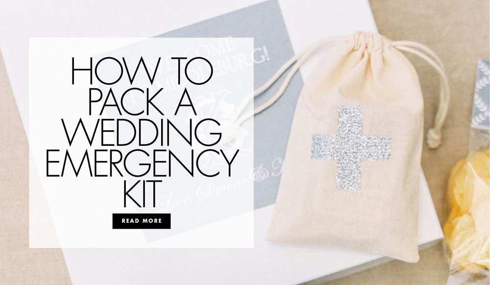 What to Pack in Your Wedding Day Emergency Kit