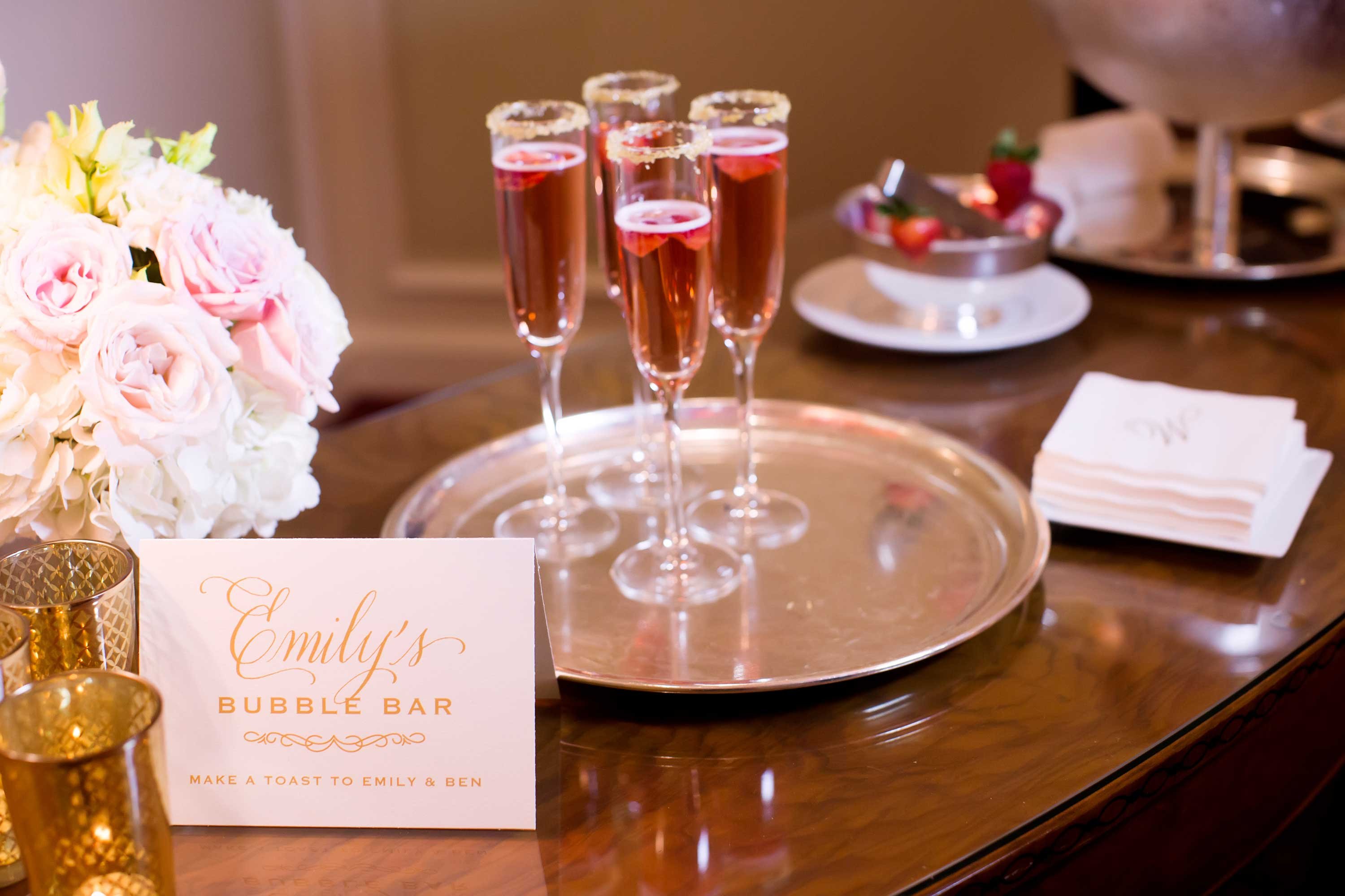 Champagne Bar, Special Drinks