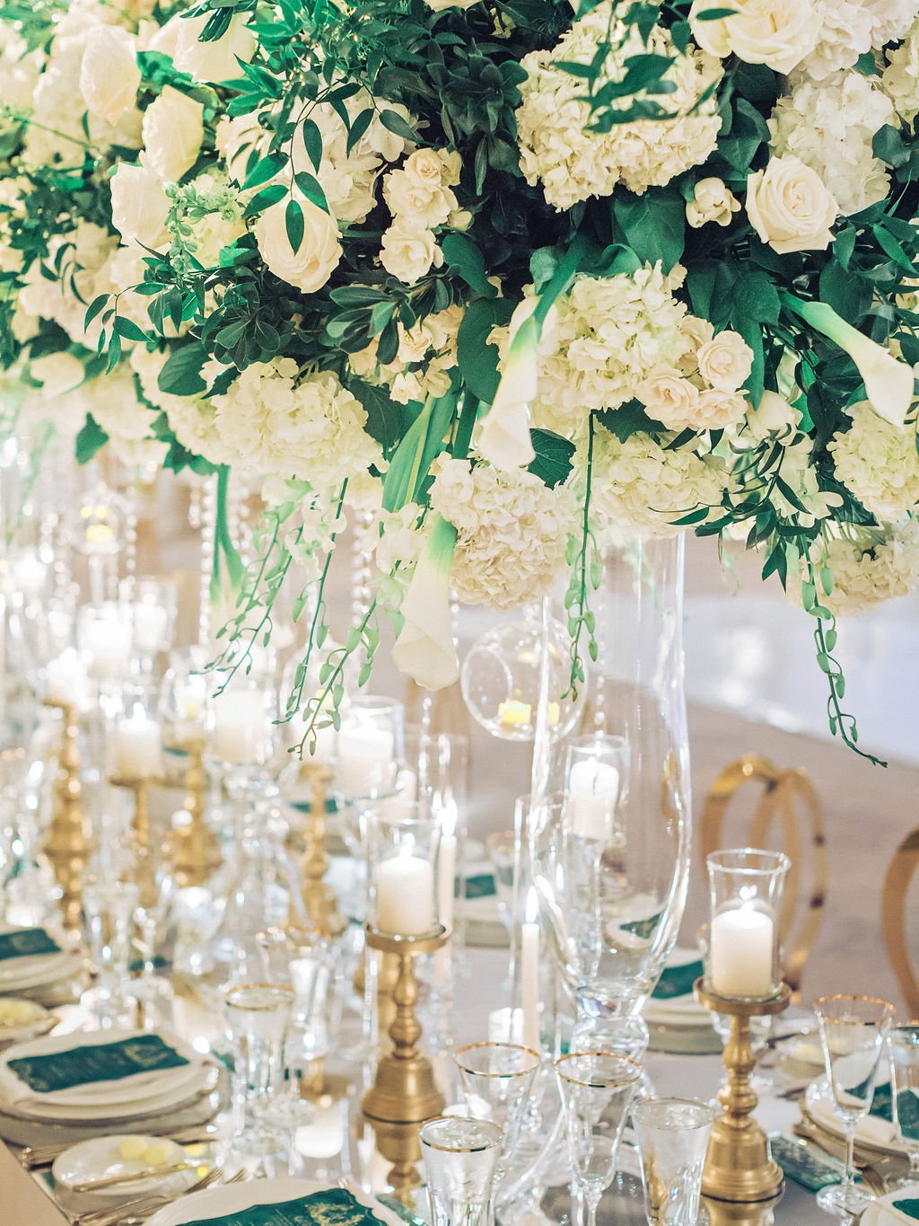 Classic Ivory Florals & Crystals