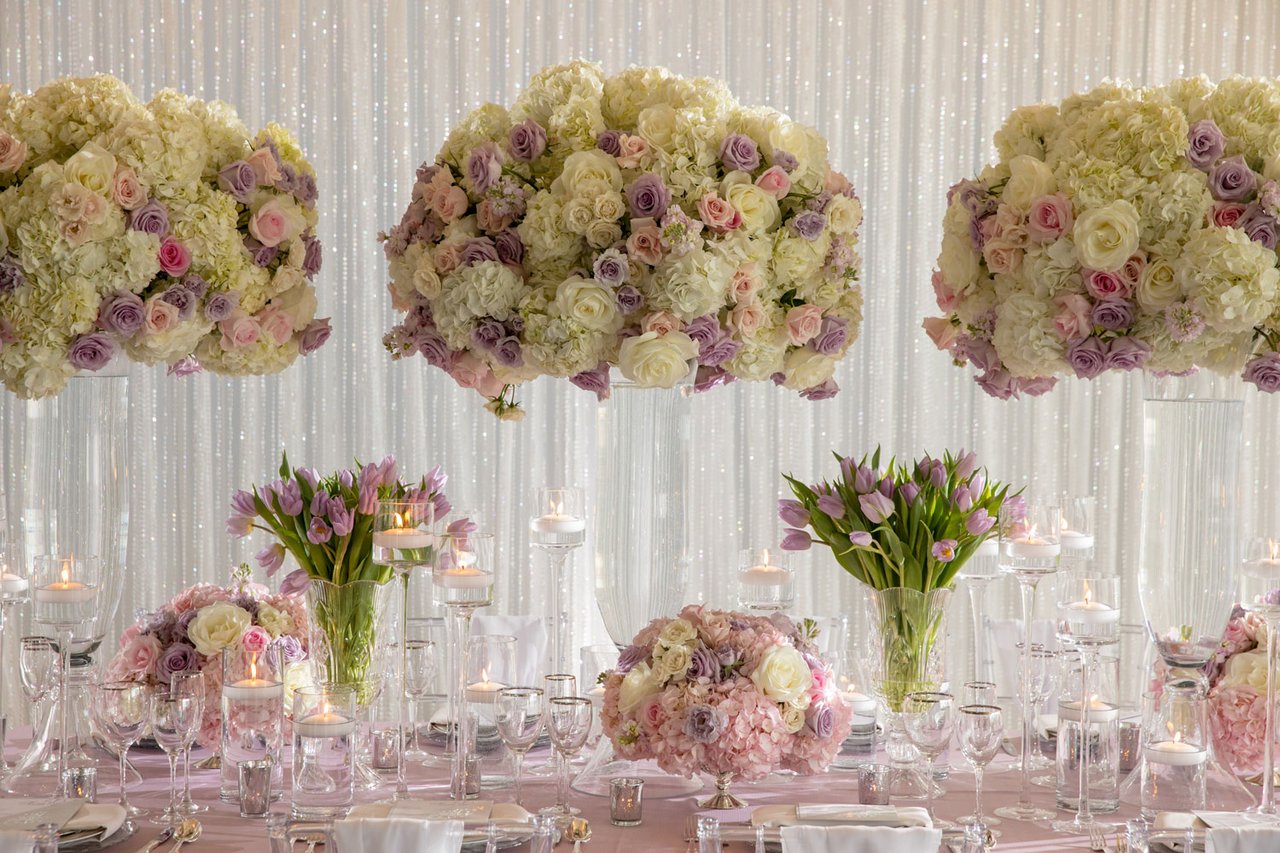 High & Low Spring Centerpieces