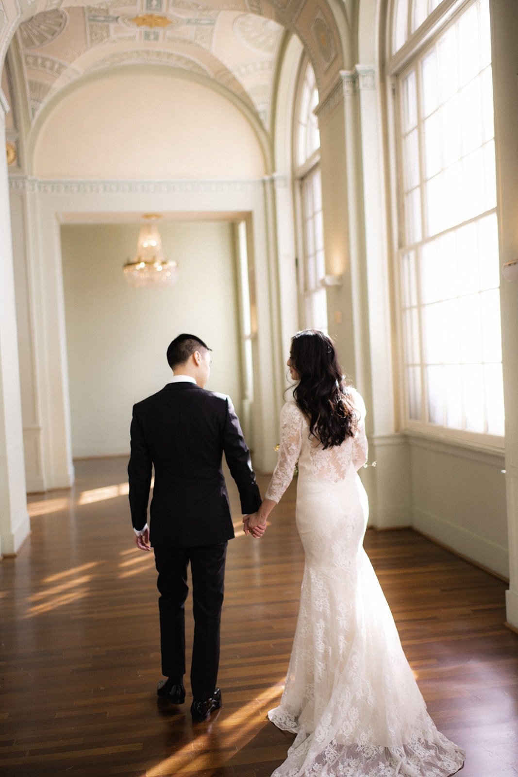 Bride & Groom After Ballroom "First Look"