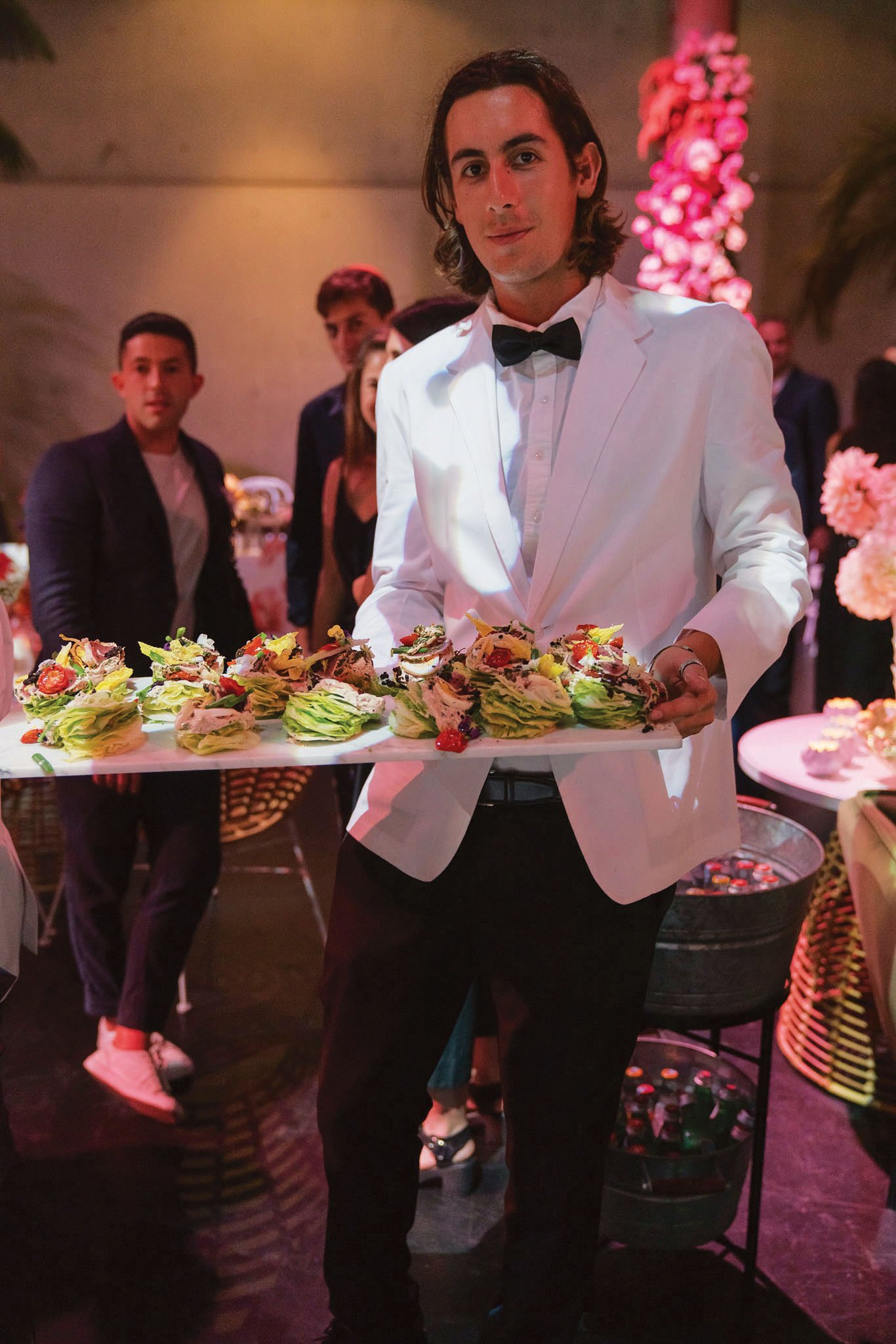 Server with Unique Hors d'Oeuvres