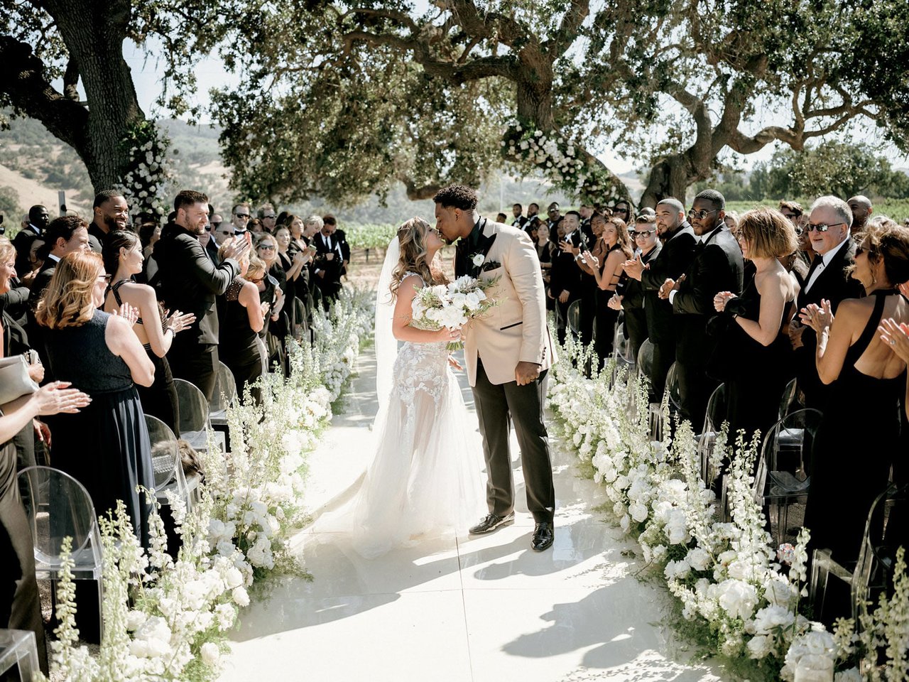 NFL Player Sebastian Joseph-Day's Santa Ynez Wedding