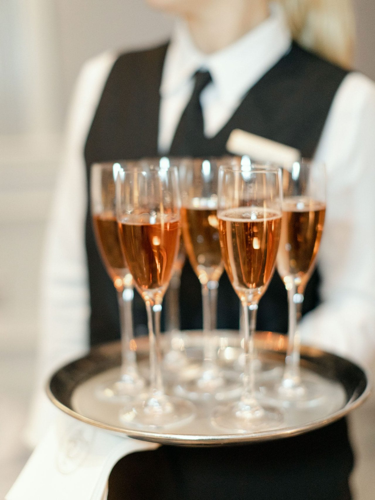 Rosé Champagne at Cocktail Hour