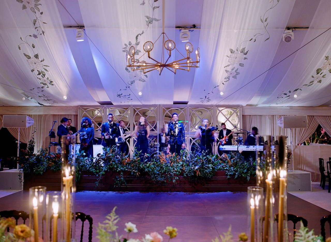 Live Band at Luxury Wedding Reception
