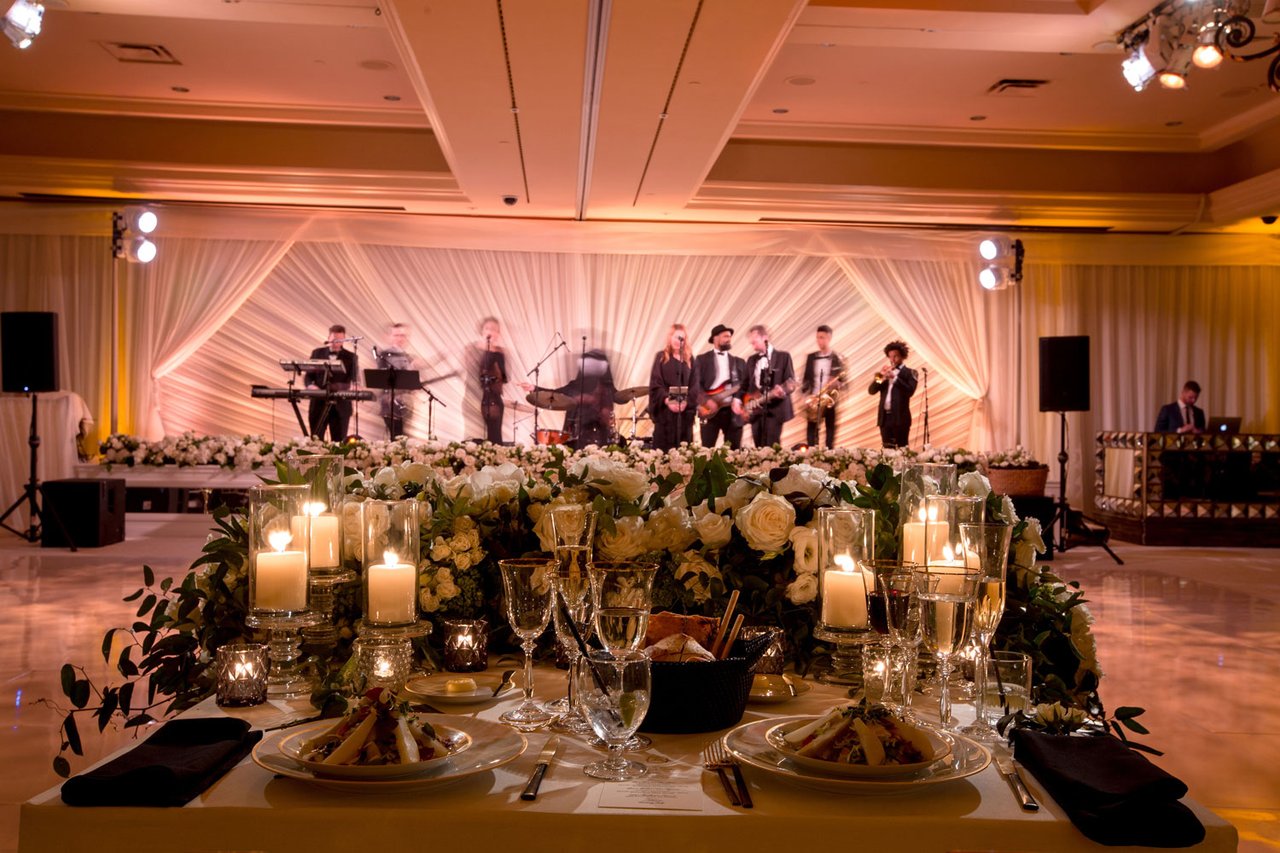 View of Live Band from Sweetheart Table