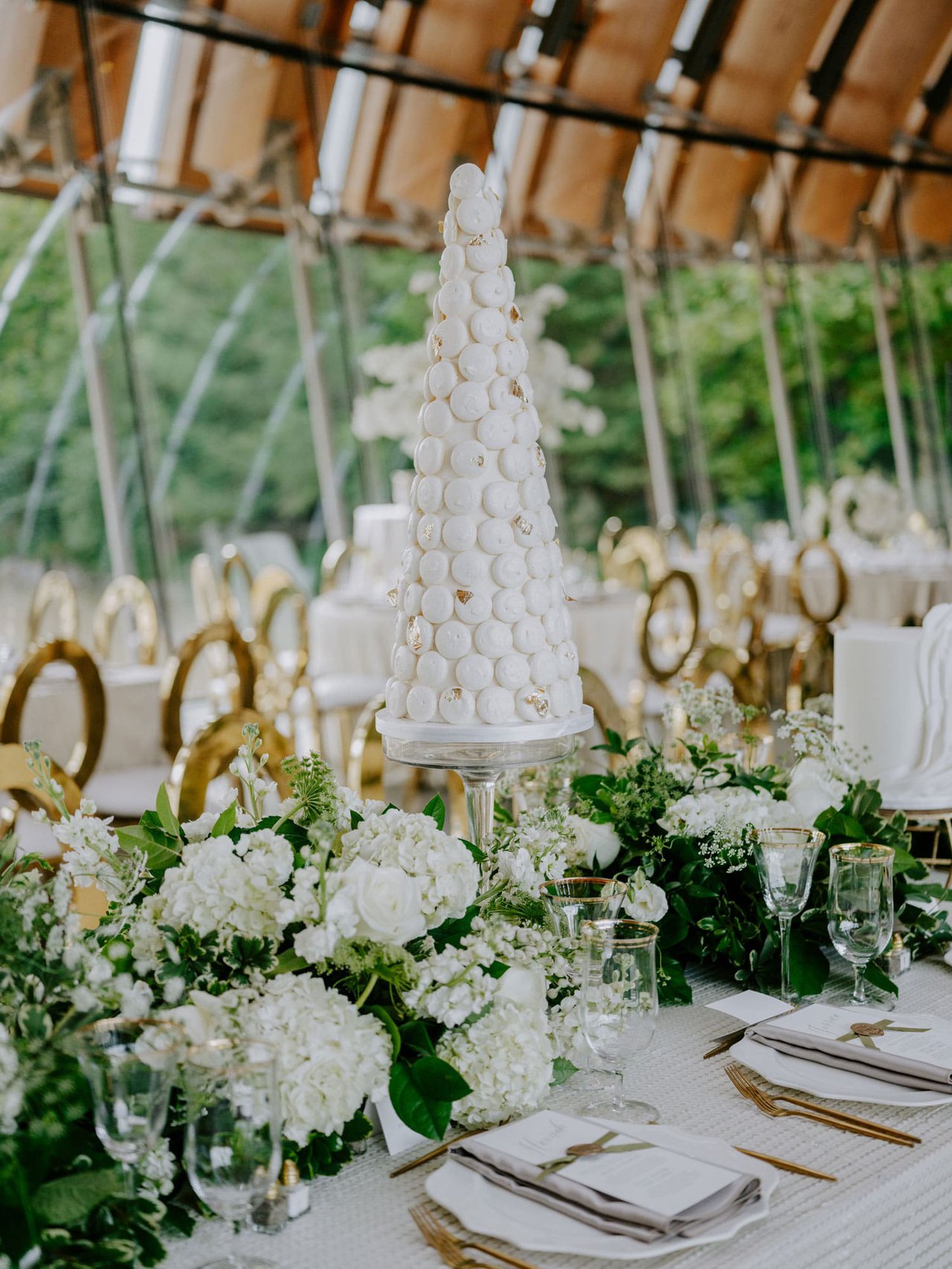 Macaron Tower Wedding Centerpiece