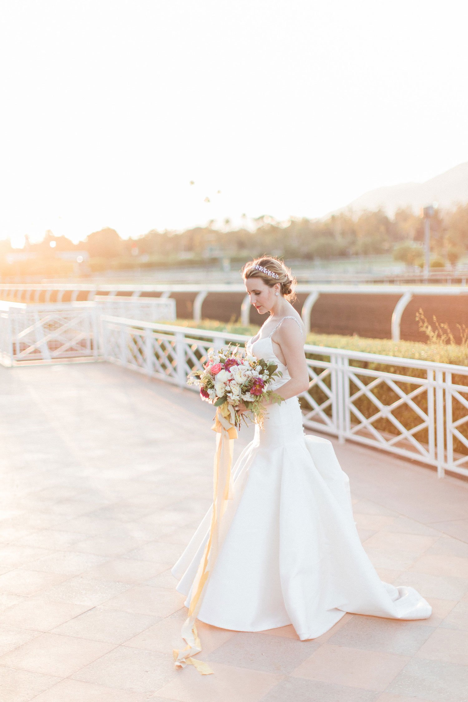 Traditional Catholic Ceremony + Reception at a California Racetrack ...