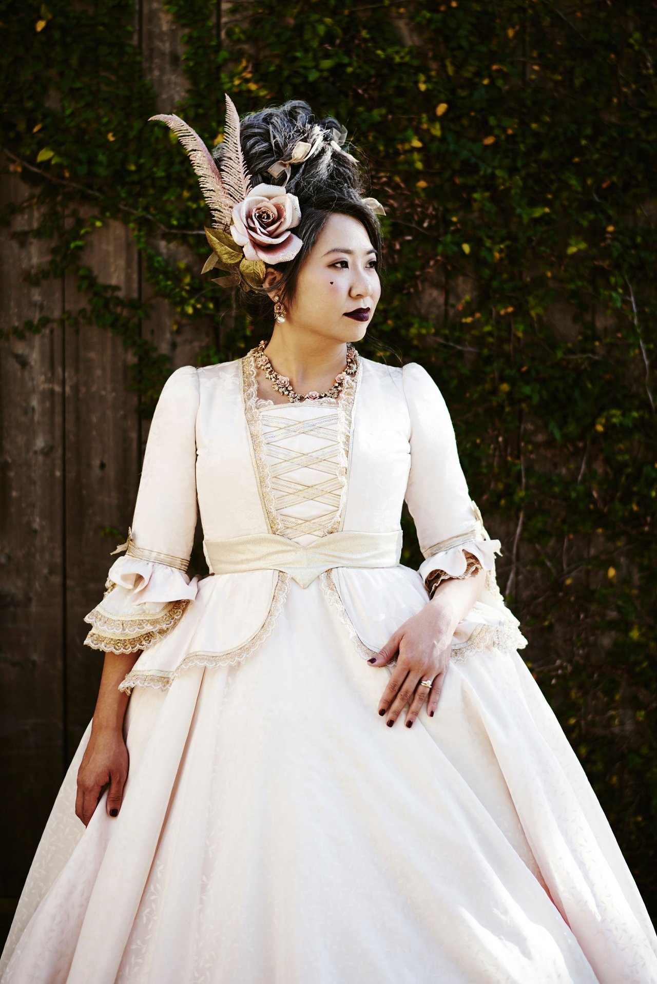 Bride in Halloween Costume