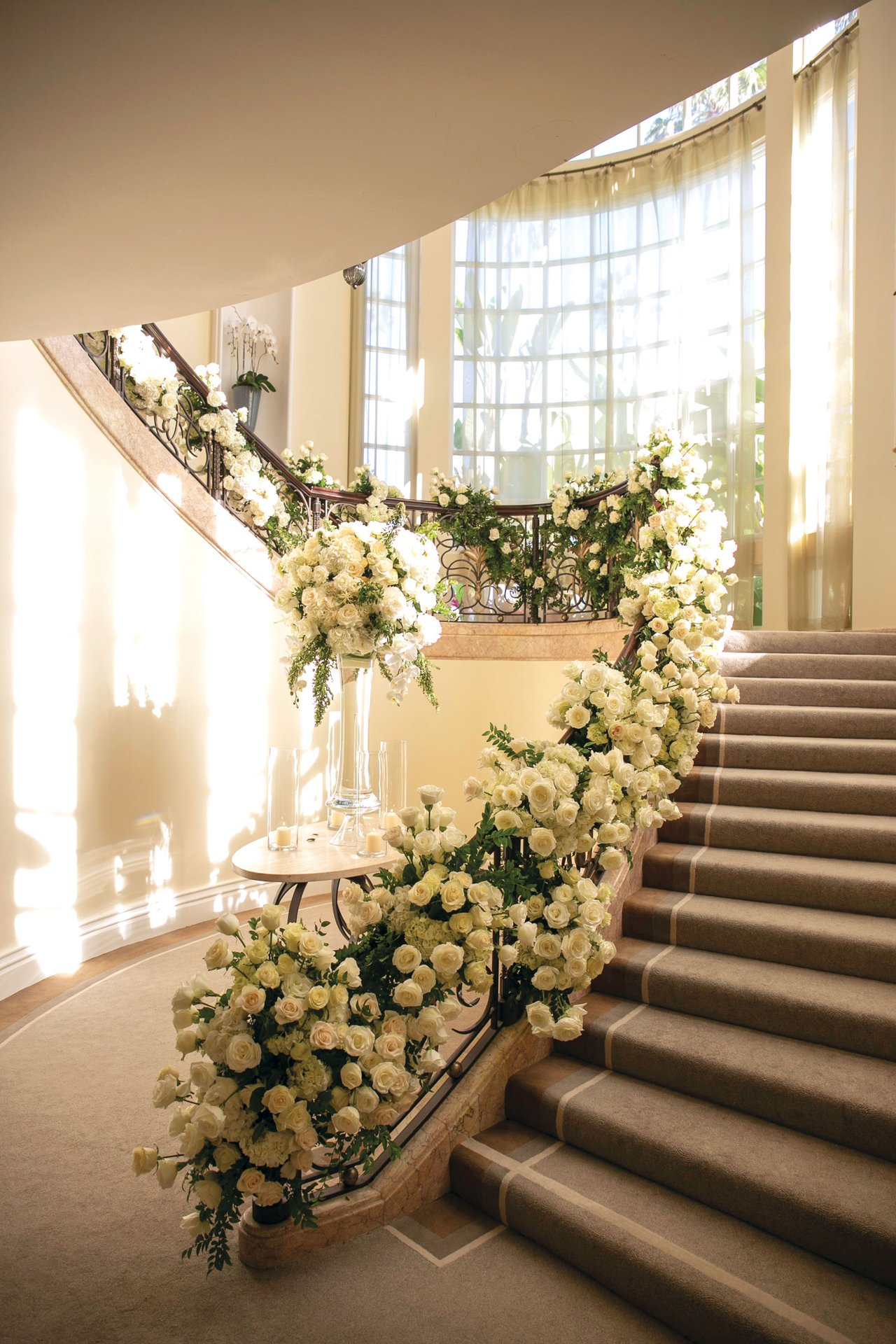 Staircase Leading to Reception Ballroom