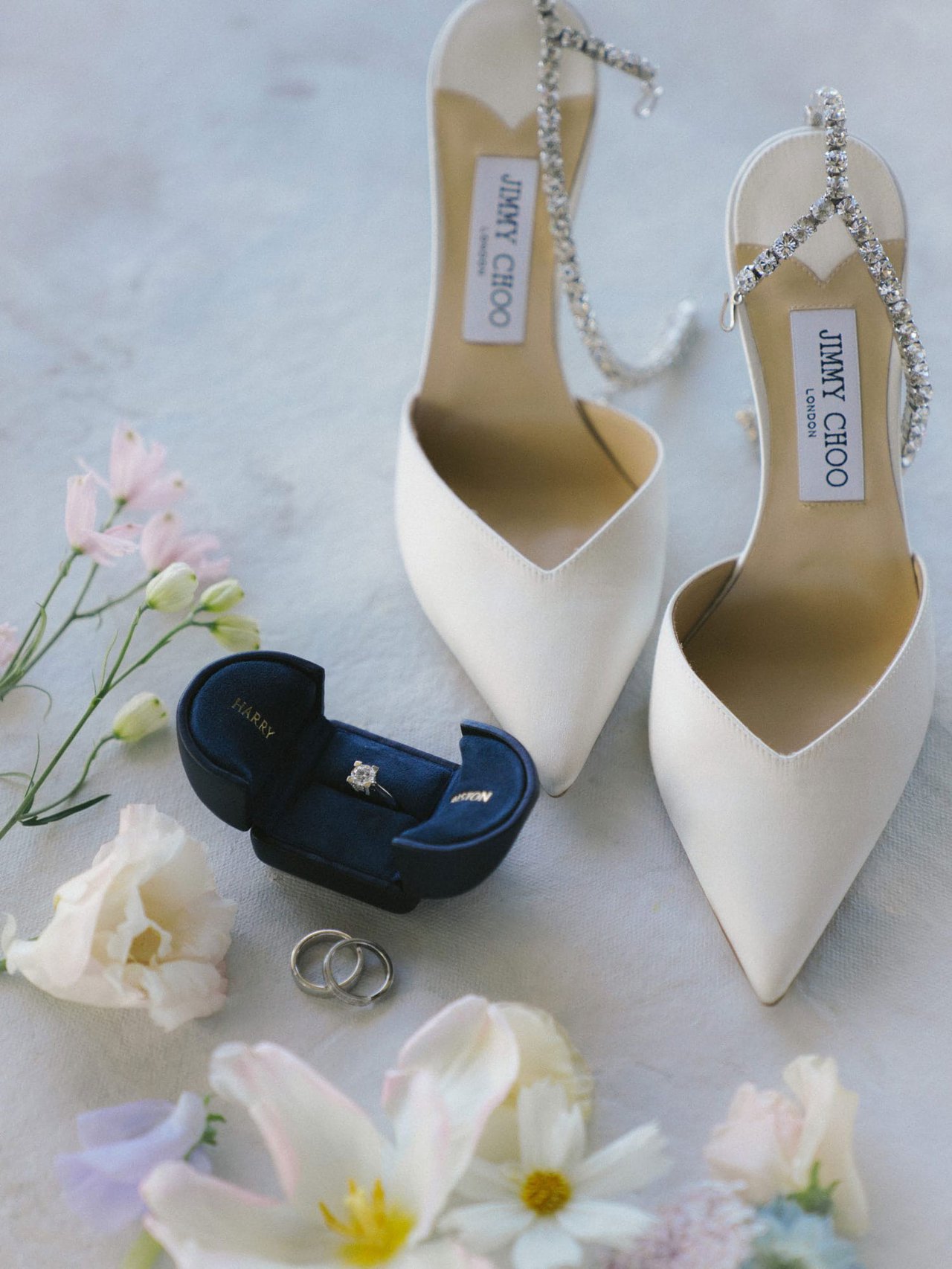 Jimmy Choo Heels & Harry Winston Ring