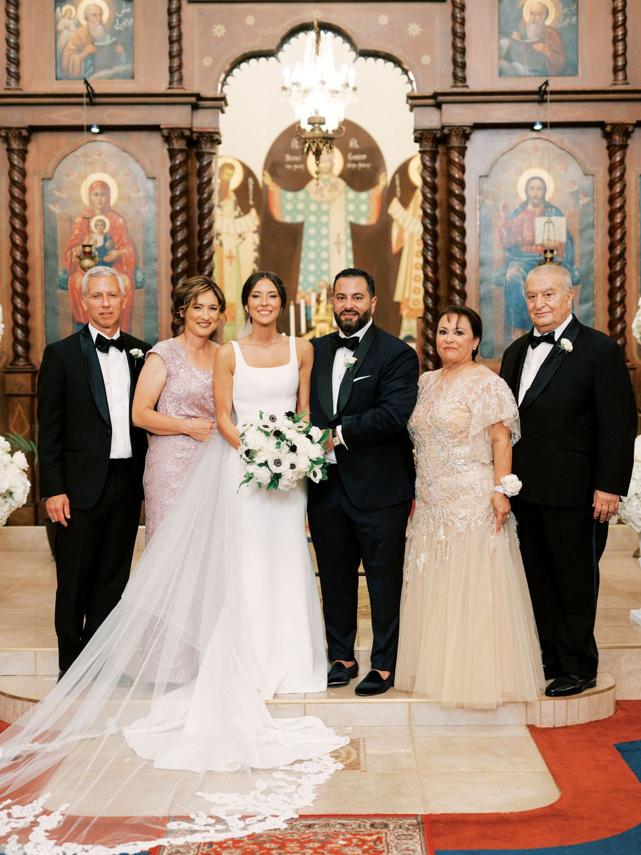Family Photo at Orthodox Church