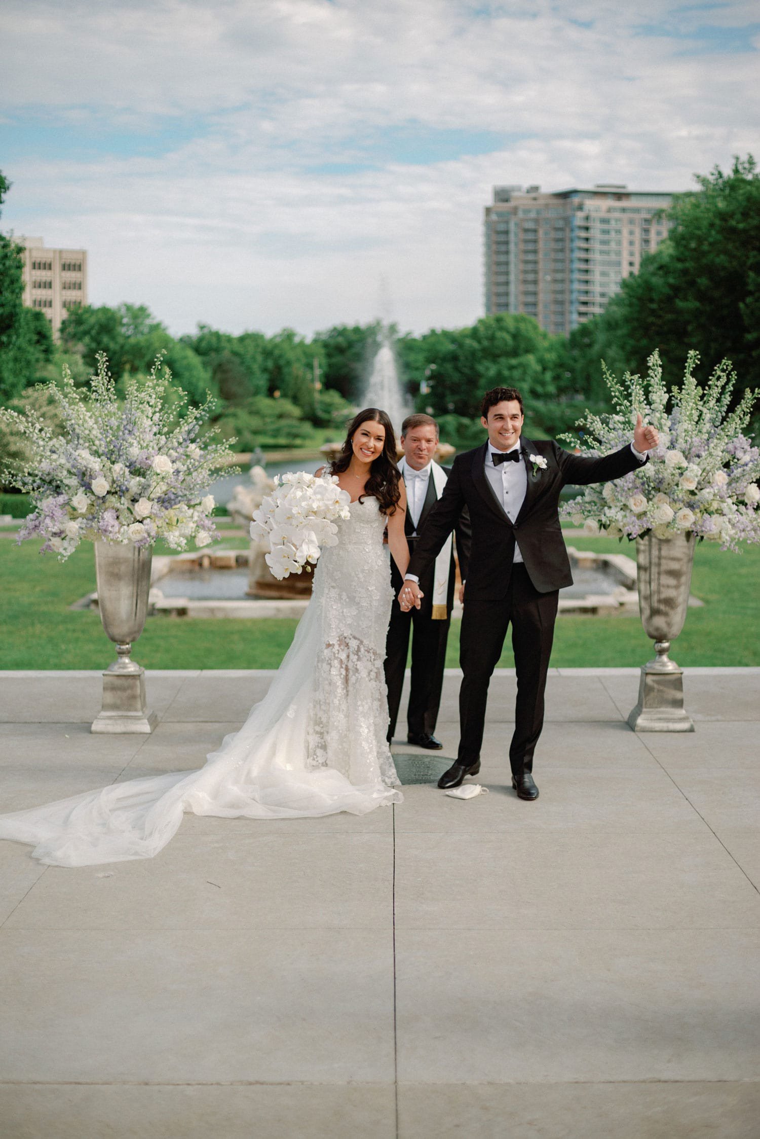 Cleveland Museum of Art Wedding with Lavender Details