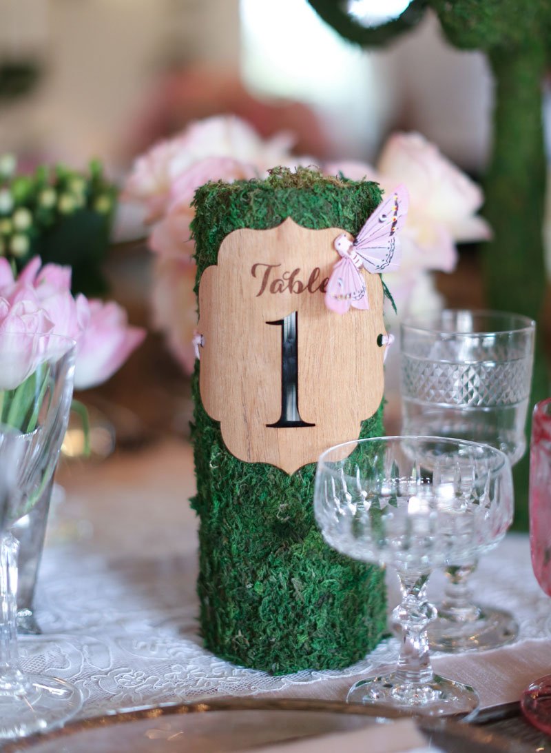 Moss-Covered Table Number