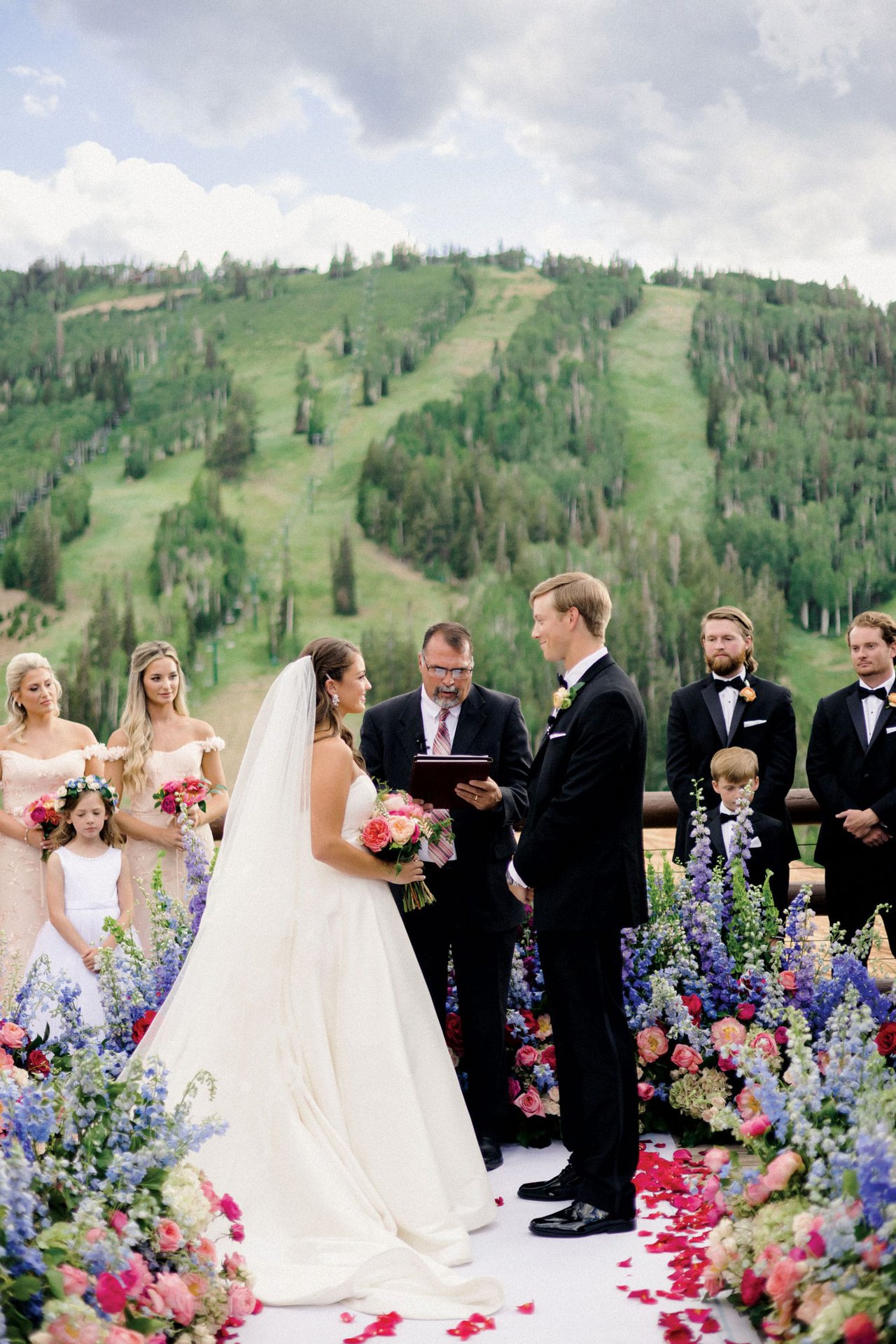 Mountain-View Ceremony in Deer Valley, Utah