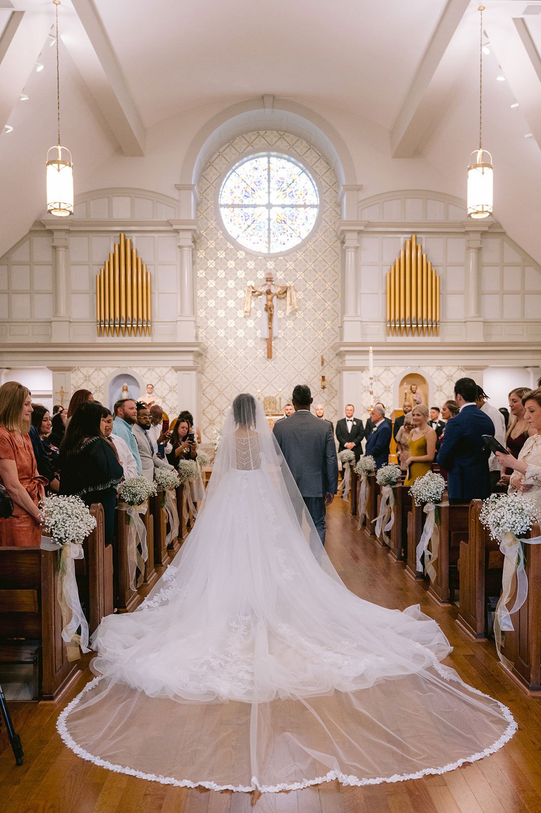 Processional Down Wood-Floor Aisle