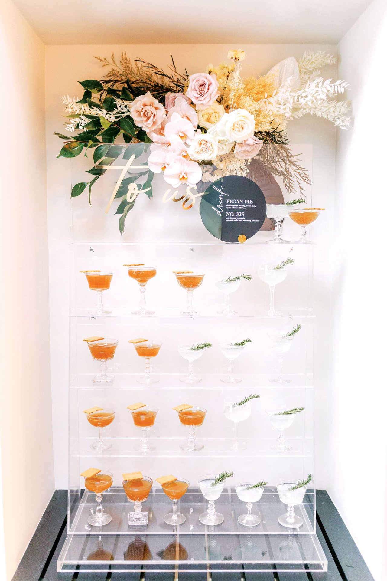 Acrylic Signature Cocktail Display