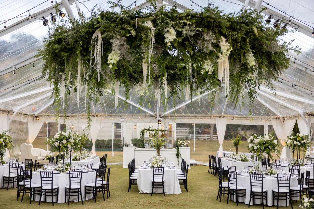Black, White & Greenery California Wedding | Inside Weddings