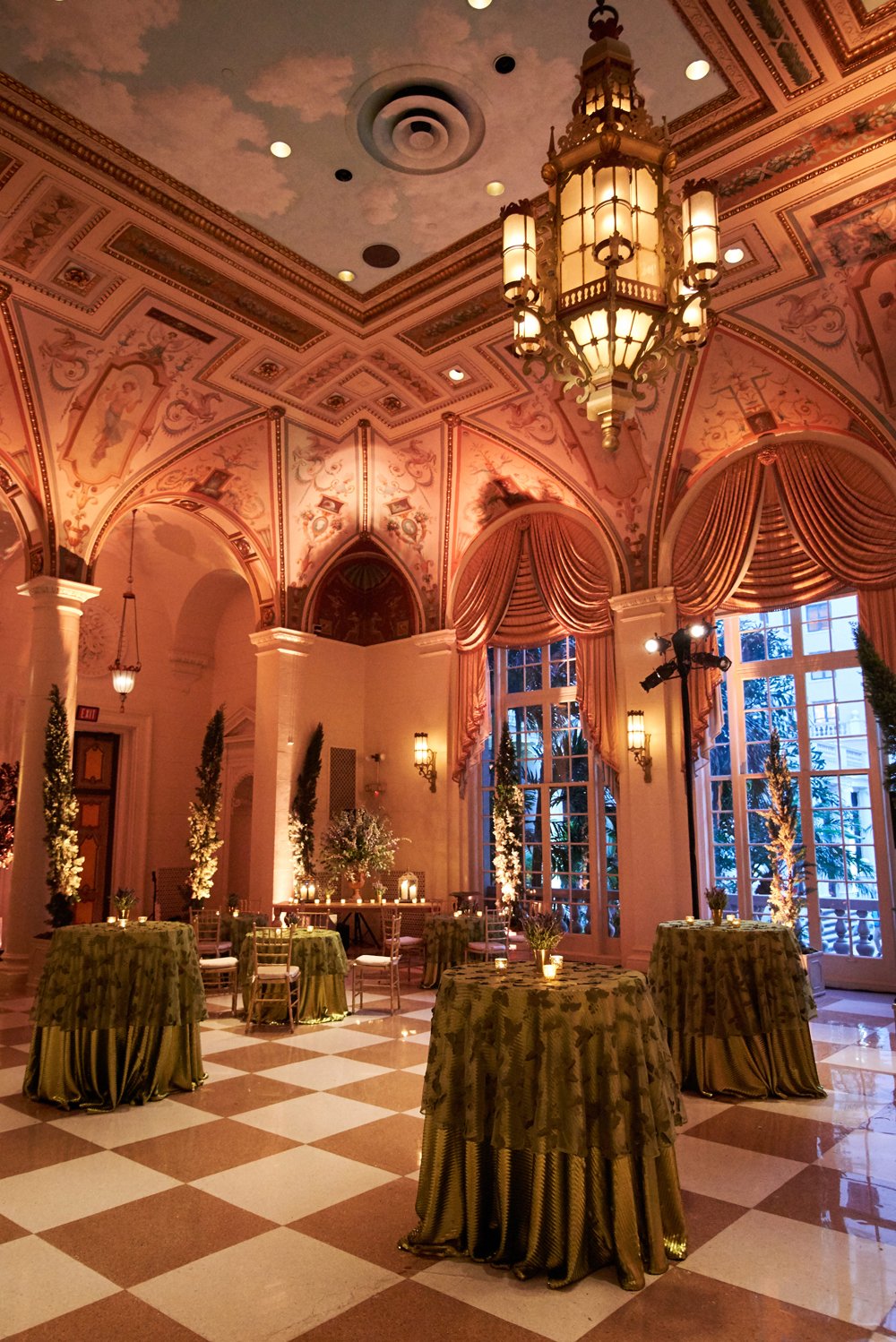 Catholic Ceremony + Reception at The Breakers with Lush Greenery ...