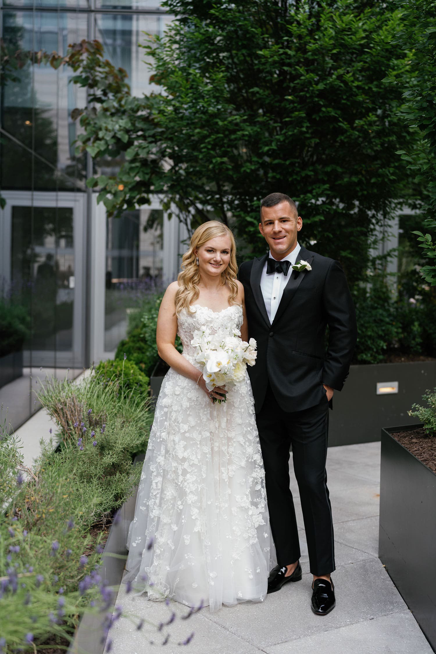 Modern DC Wedding Inspired by the Bride's Mark Ingram Gown