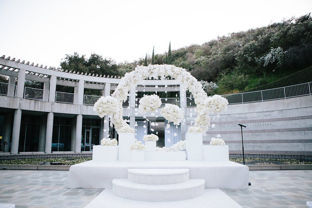 Circular Floral Altar