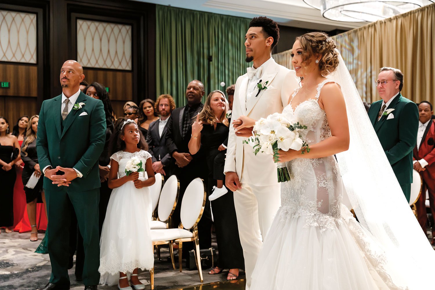 Blair Bashen & Danny Green at Ceremony