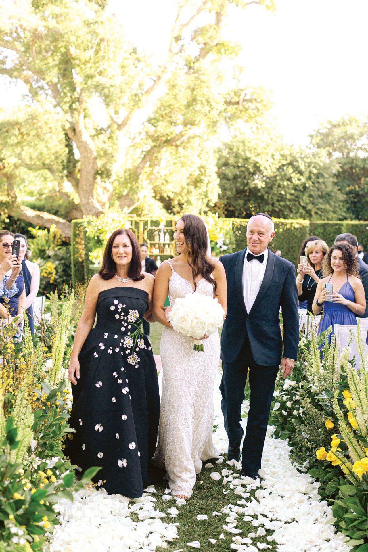 At-Home Bridal Processional with Parents